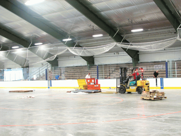Ice rink gets new dasher boards - Olean Times Herald