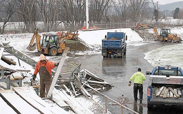 Preparing to play ball at Bradner Stadium - Olean Times Herald