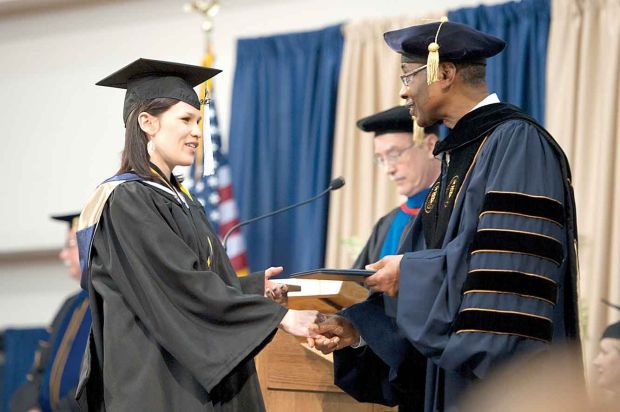 George Still Jr. addresses graduates during Pitt-Bradford commencement ...