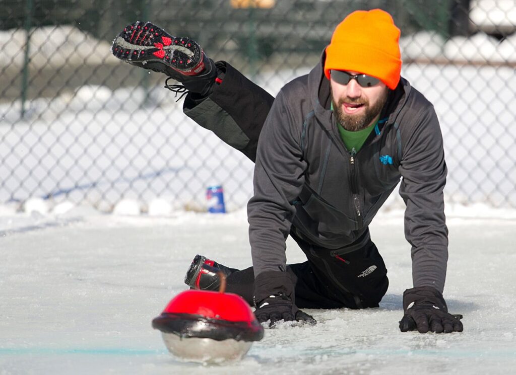 Hundreds give curling a try at Good Times - Olean Times Herald