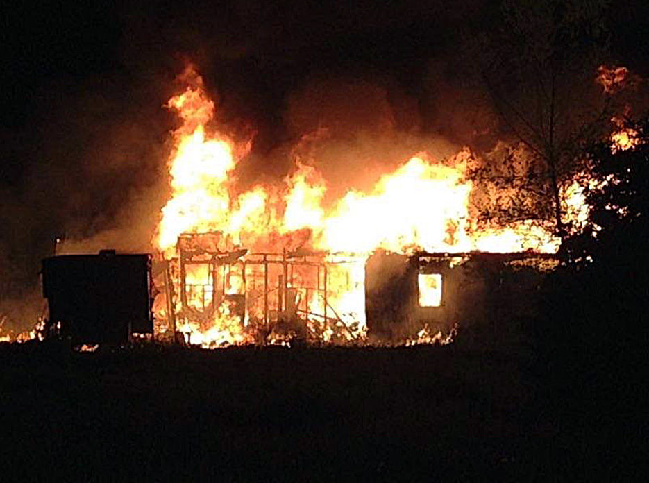 Empty trailer destroyed in Saturday fire - Olean Times Herald