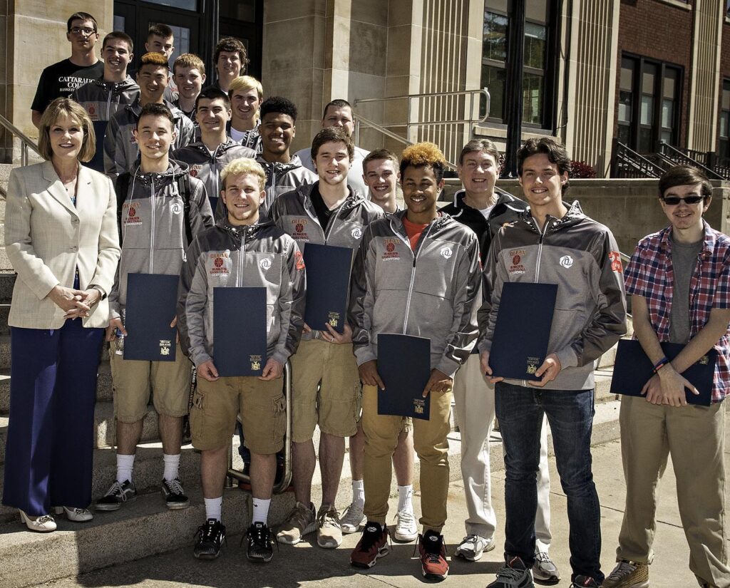 Sen. Young honors state champion Olean Huskies - Olean Times Herald
