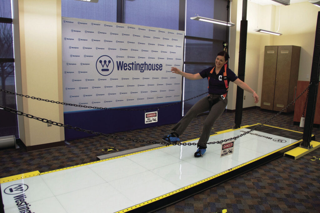 Slip simulator helps stave off fall injuries - Olean Times Herald