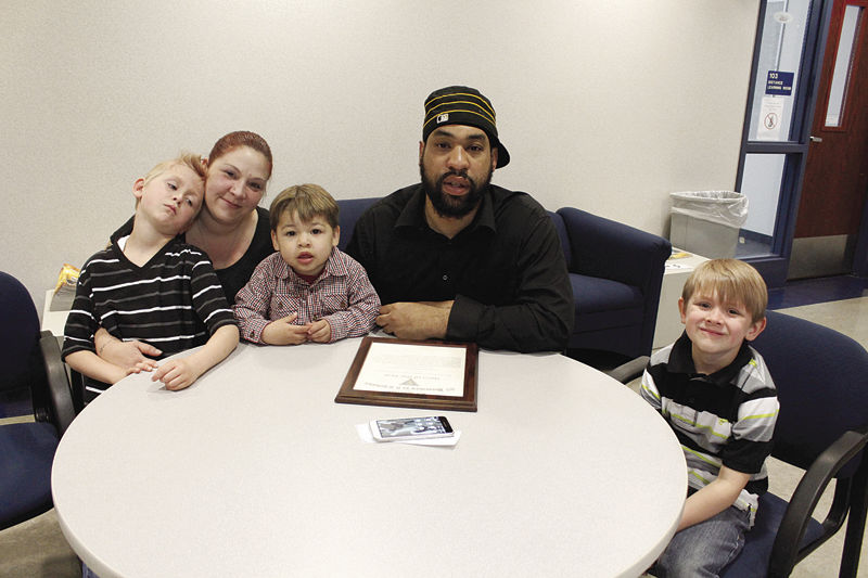 Father honored after saving son from burning home - Olean Times Herald