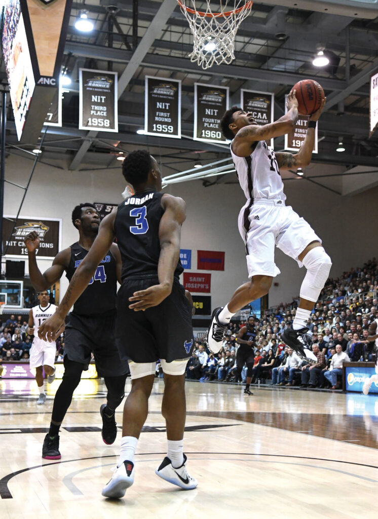 Counting down Jaylen Adams's 10 best games in the Reilly Center - Olean ...