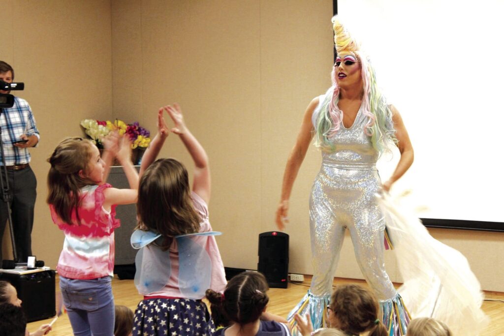 Drag Queen Kids Party brings wave of support to Olean library - Olean ...