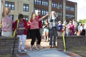 Olean High School commemorative walkway unveiled - Olean Times Herald