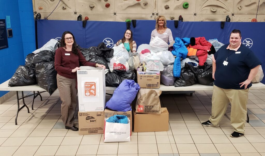 Olean YMCA donates clothing and accessories to Genesis House - Olean ...