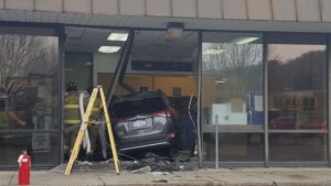 No injuries when van crashes through Bradford Post Office - Olean Times ...