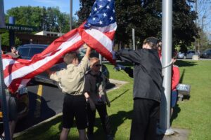 Allegany American Legion conducts Flay Day ceremony Friday, to host ...
