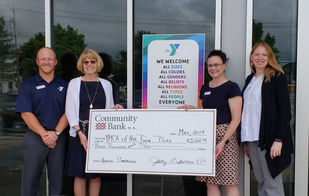 Community Bank donates $3,000 to YMCA of the Twin Tiers - Olean Times ...