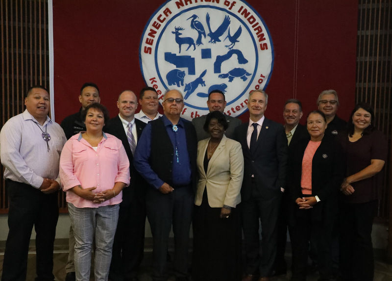 Seneca Nation hosts state senators, assemblymen on Allegany Territory ...