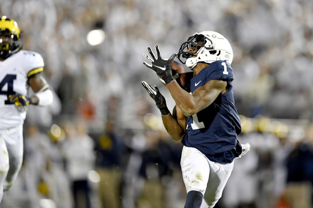 No work of art for Penn State, but KJ Hamler provides a victory - Olean ...