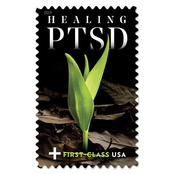 The Postal Service's newest stamp raises money for veterans with PTSD ...