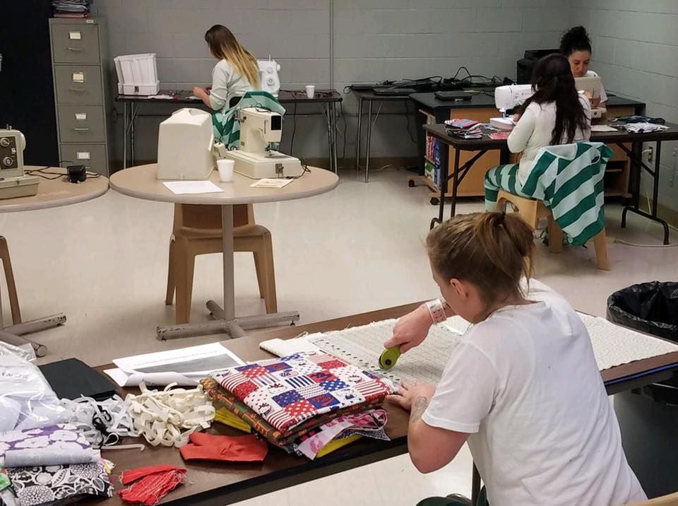 County jail inmates sewing face masks for Sheriff's Office, first ...