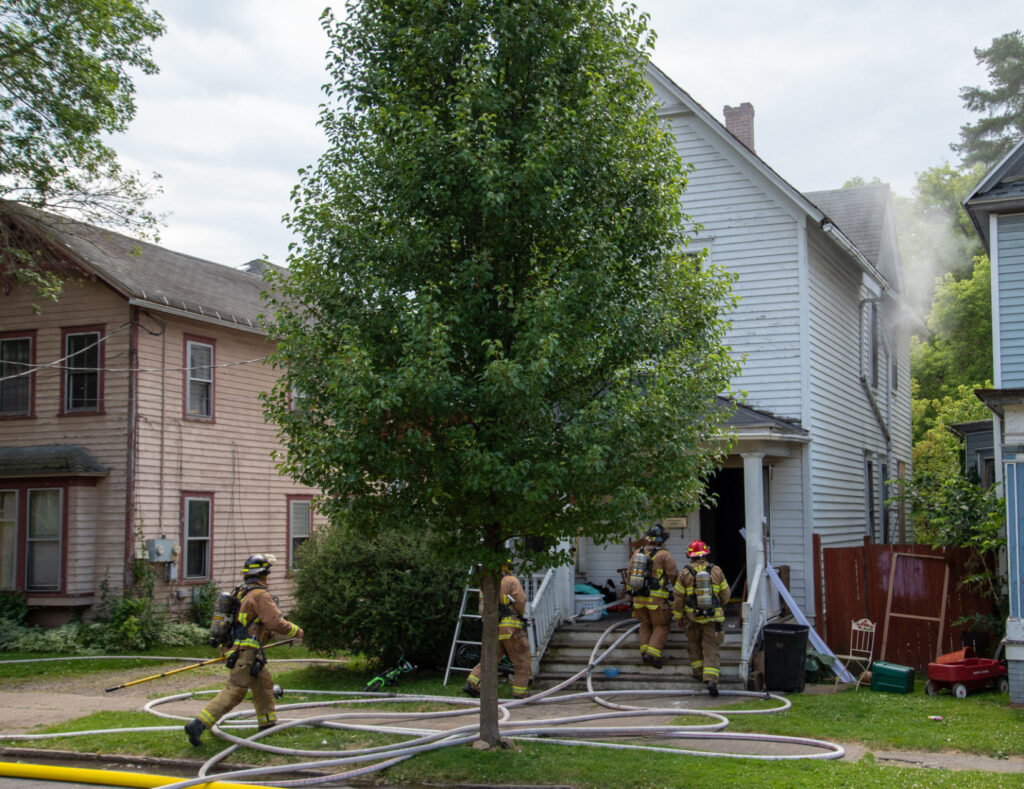 Olean firefighters respond to South Second Street fire - Olean Times Herald
