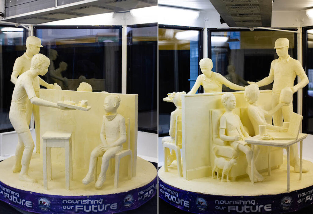 Annual butter sculpture revealed despite cancellation of NYS Fair ...