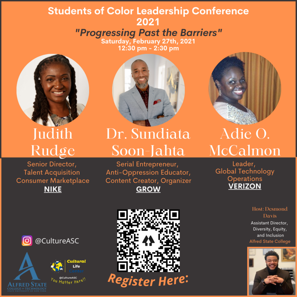 Alfred State hosting Students of Color Leadership Conference on ...