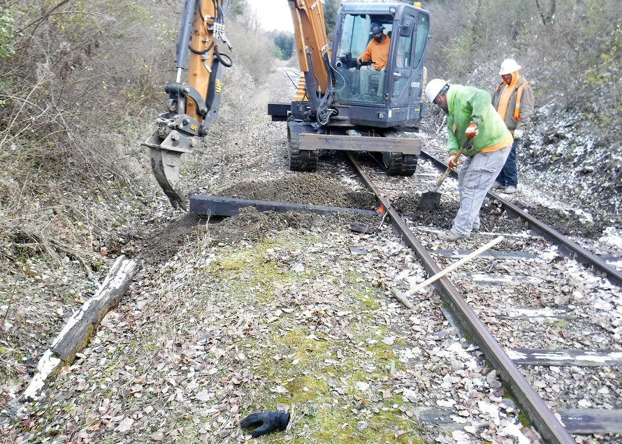 WVDP improves rail line to support safe, efficient waste disposal ...