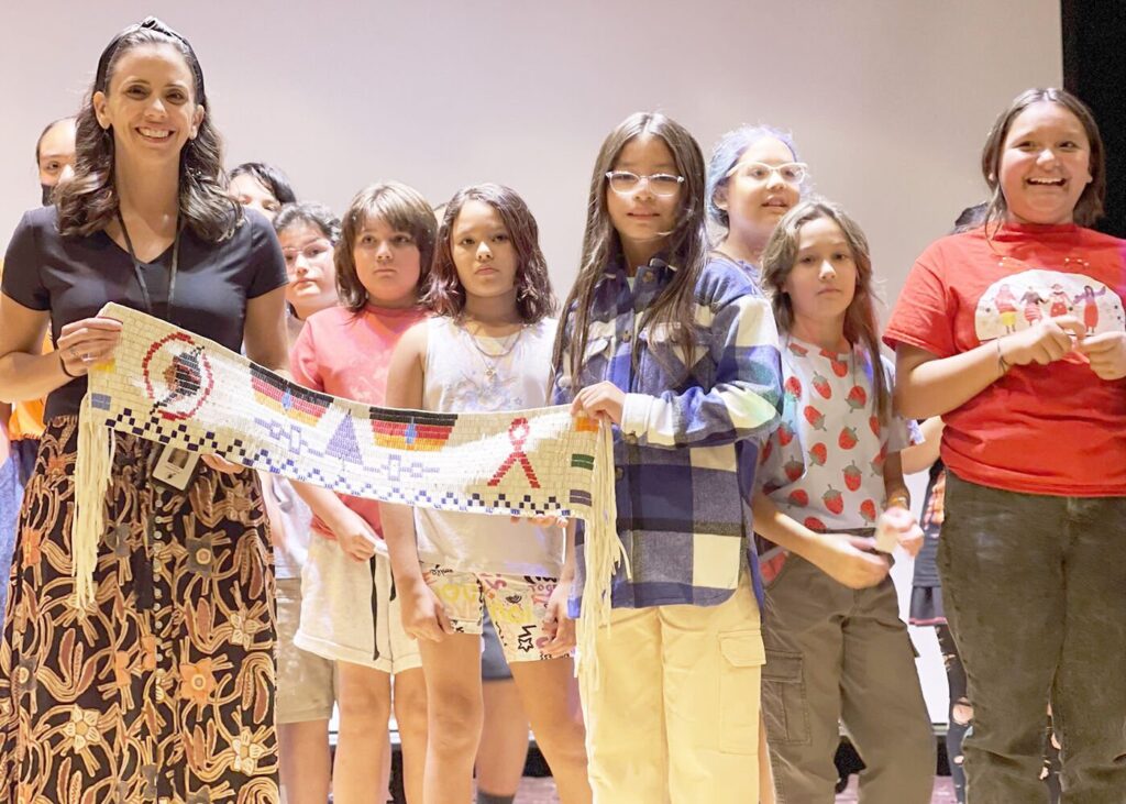 Salamanca schools present Seneca Intermediate Wampum Belt - Olean Times ...