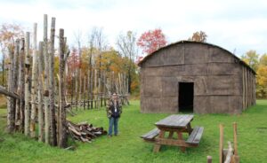 Bark-covered longhouse at Seneca Cultural Center nears completion ...