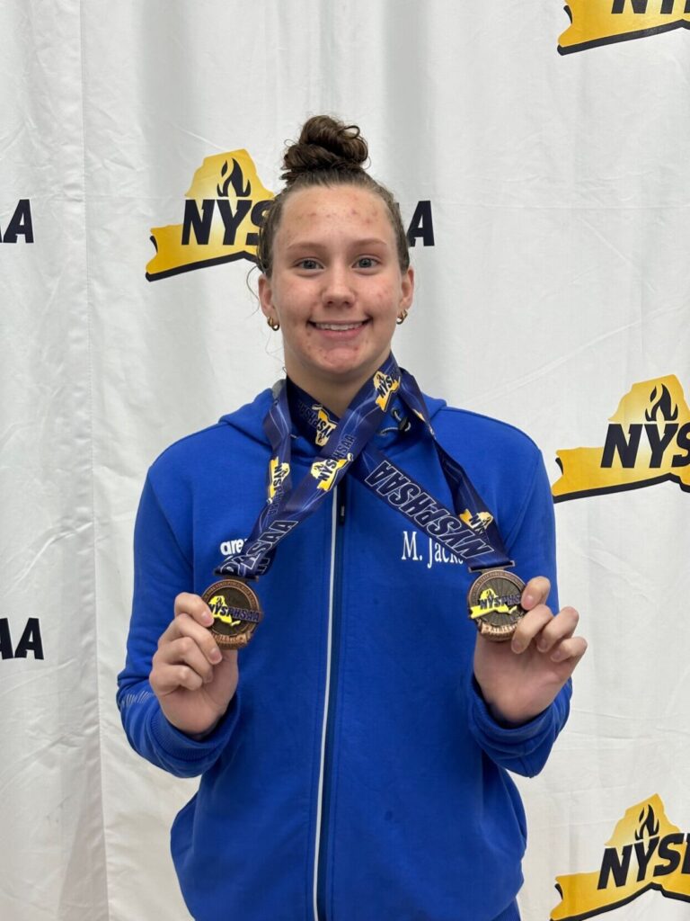 Olean’s Jackson reaches podium with 3rd, 5th at NYS swim meet - Olean ...