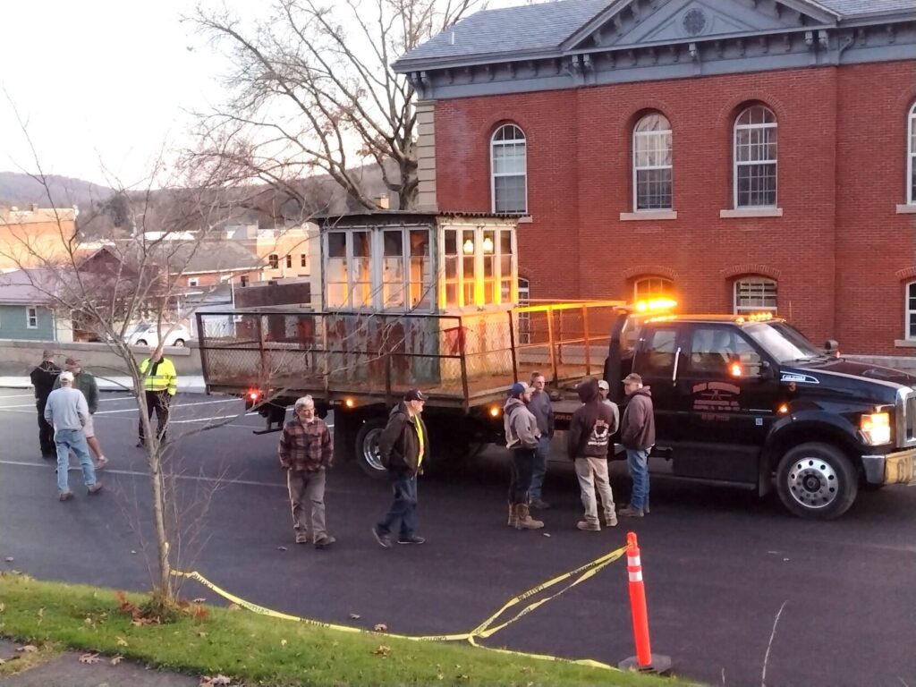 Fire tower in McKean County relocated, ready for rejuvenation - Olean ...