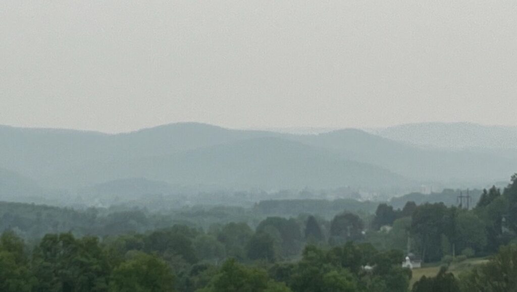 Haze from Canadian wildfire smoke reaches the Twin Tiers - Olean Times ...
