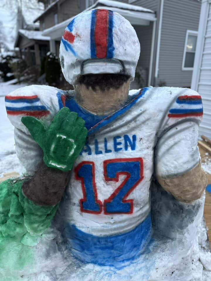 State & Union: Jones snow sculpts infamous play from Bills-Eagles ...