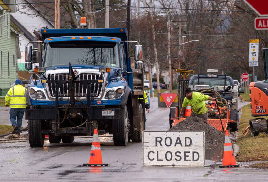 Water repairs continue on Reed Street - Olean Times Herald
