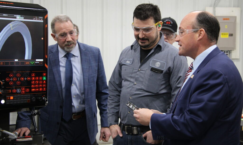 Langworthy tours Olean's Napoleon Engineering Services - Olean Times Herald