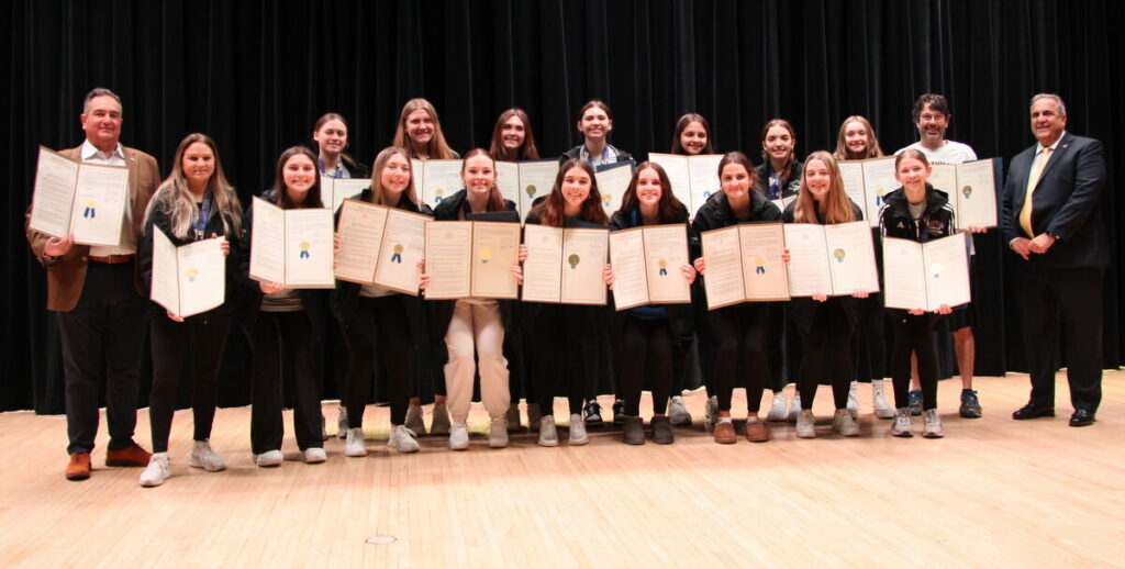 Portville girls volleyball champs cheered by NY lawmakers - Olean Times ...
