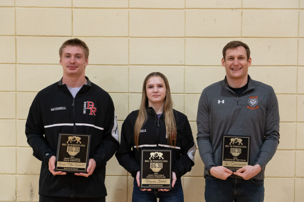 B-R duo MacDonell and Sibble win Big 30 Most Valuable Wrestler awards ...