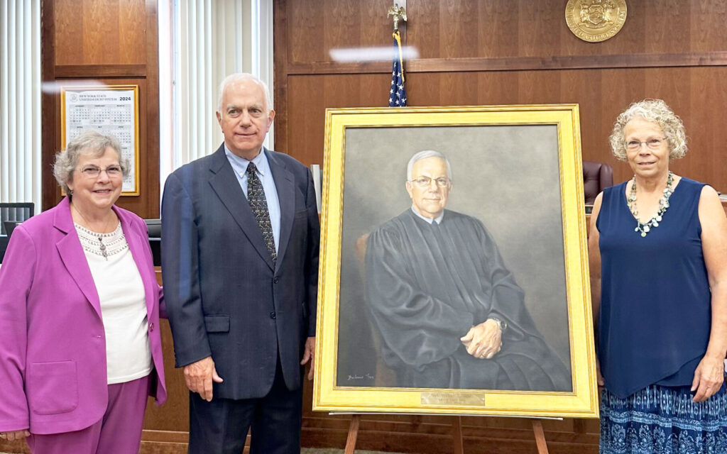 Judge Nenno portrait unveiled at county courtroom - Olean Times Herald
