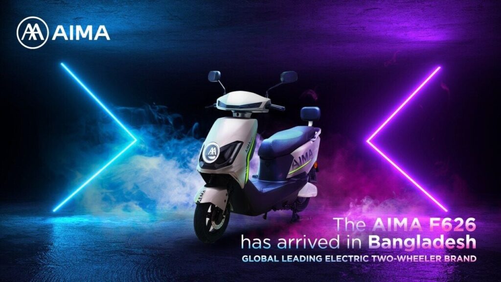 China's AIMA brand electric motorbike is now in Bangladesh - Olean ...