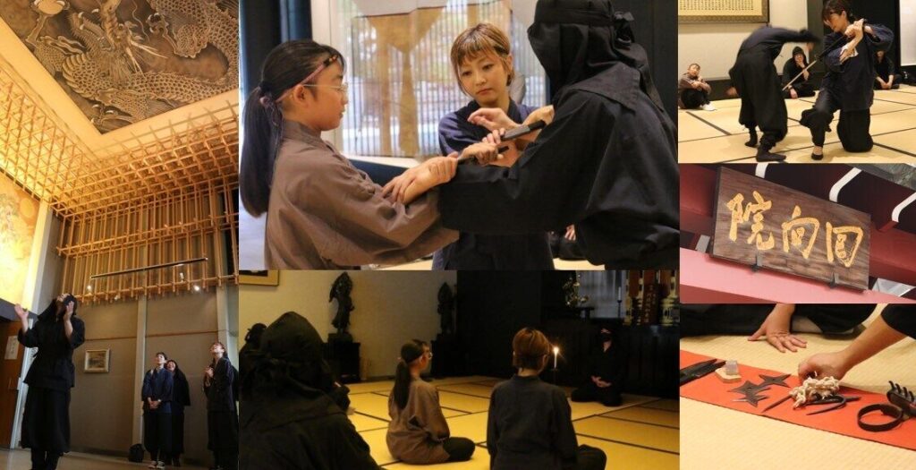"Make it real ninja" Real ninja teaches martial arts at a famous temple ...