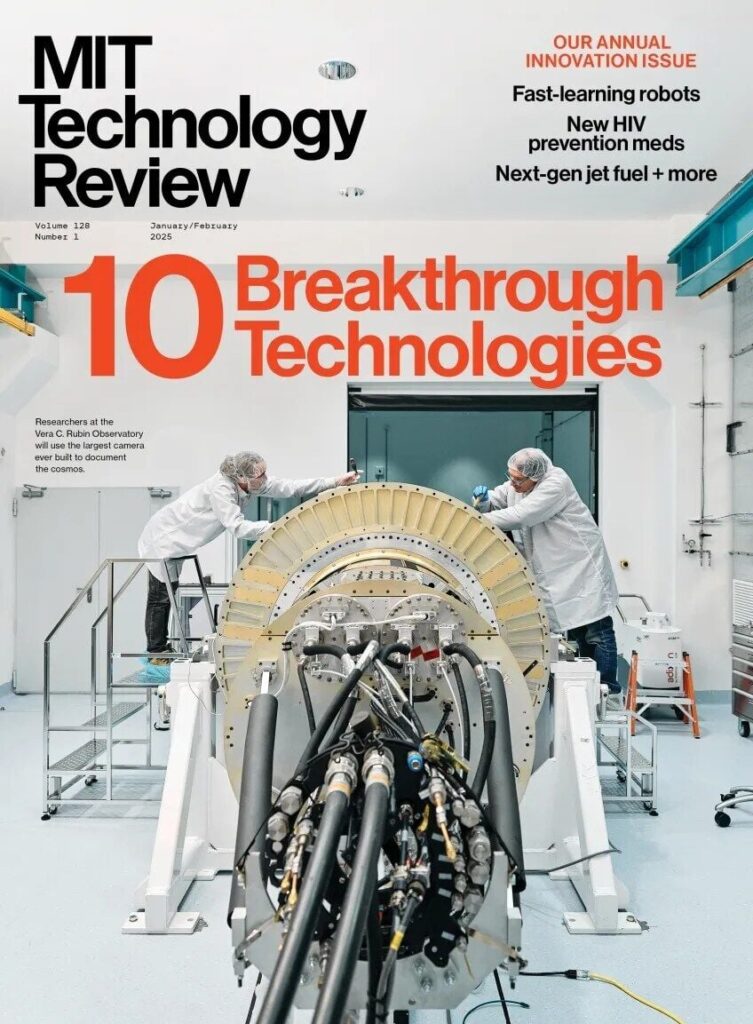 MIT Technology Review Releases the 2025 list of 10 Breakthrough ...