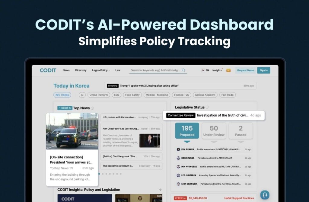 Hankyung.com introduces: CODIT Launches AI-Powered English Policy Dashboard to Help Global ...