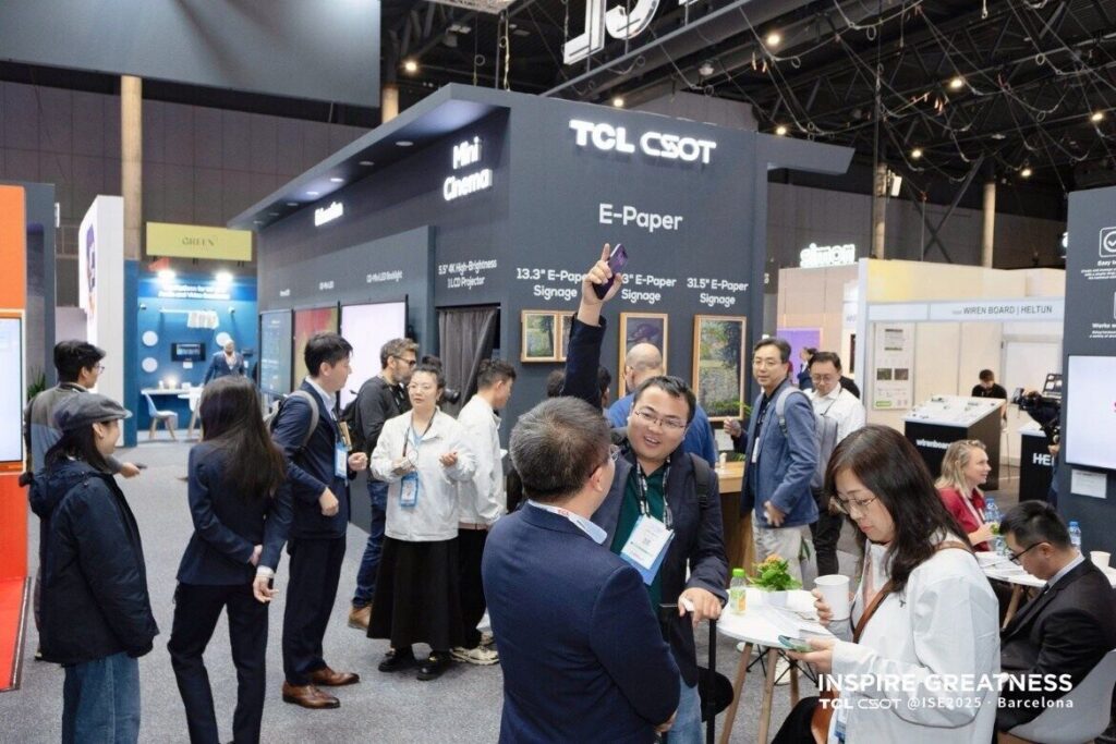TCL CSOT Showcases Advanced Commercial Display Solutions at ISE 2025 ...