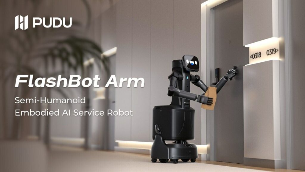 Pudu Robotics Unveils FlashBot Arm: A Semi-Humanoid Embodied AI Service ...