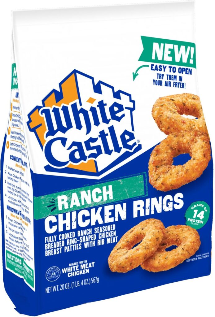 WHITE CASTLE RETAIL CHICKEN RINGS LINE UP NOW INCLUDES RANCH - Olean ...