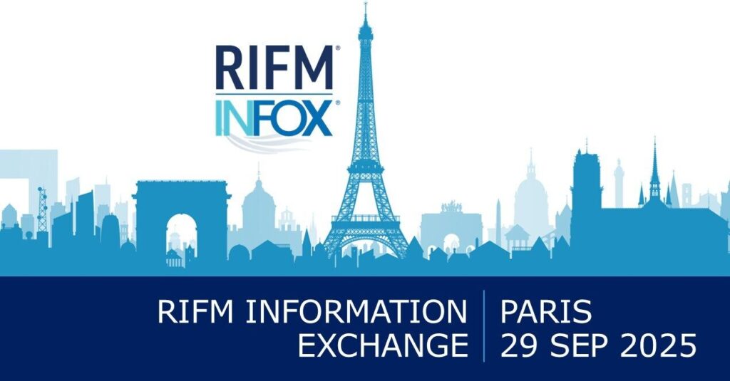 RIFM's INFOX® 2025 in Paris focuses on the legacy and future of ...