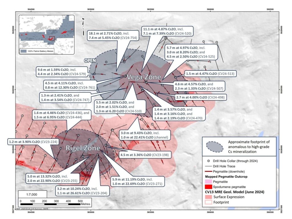 Large, High-Grade Cesium Discovery Confirmed at Shaakichiuwaanaan, Canada - Olean Times Herald