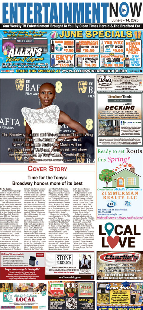 Entertainment Now June 8 – 14, 2025 - Olean Times Herald