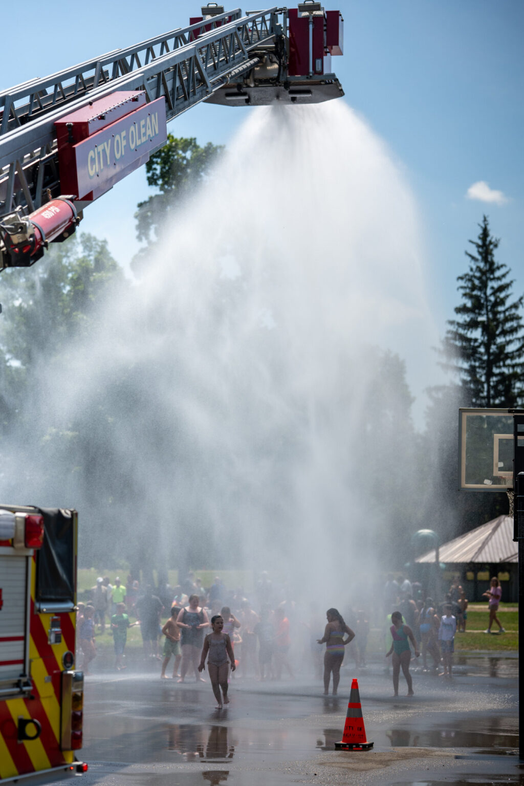 Gallery: Scenes from the Olean fire truck spray - Olean Times Herald