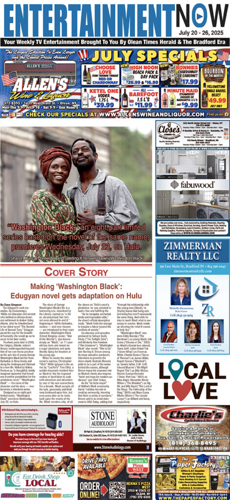 Entertainment Now July 20 – 26, 2025 - Olean Times Herald