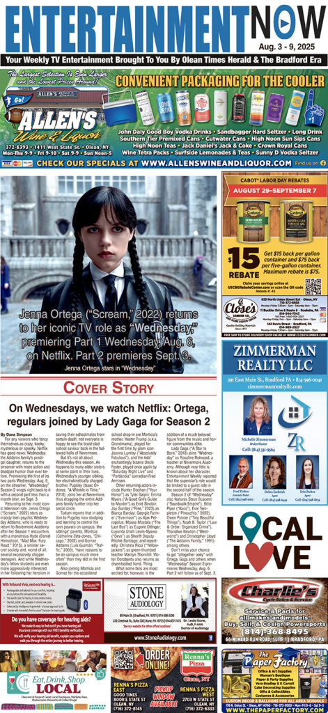 Entertainment Now August 3 – 9, 2025 - Olean Times Herald
