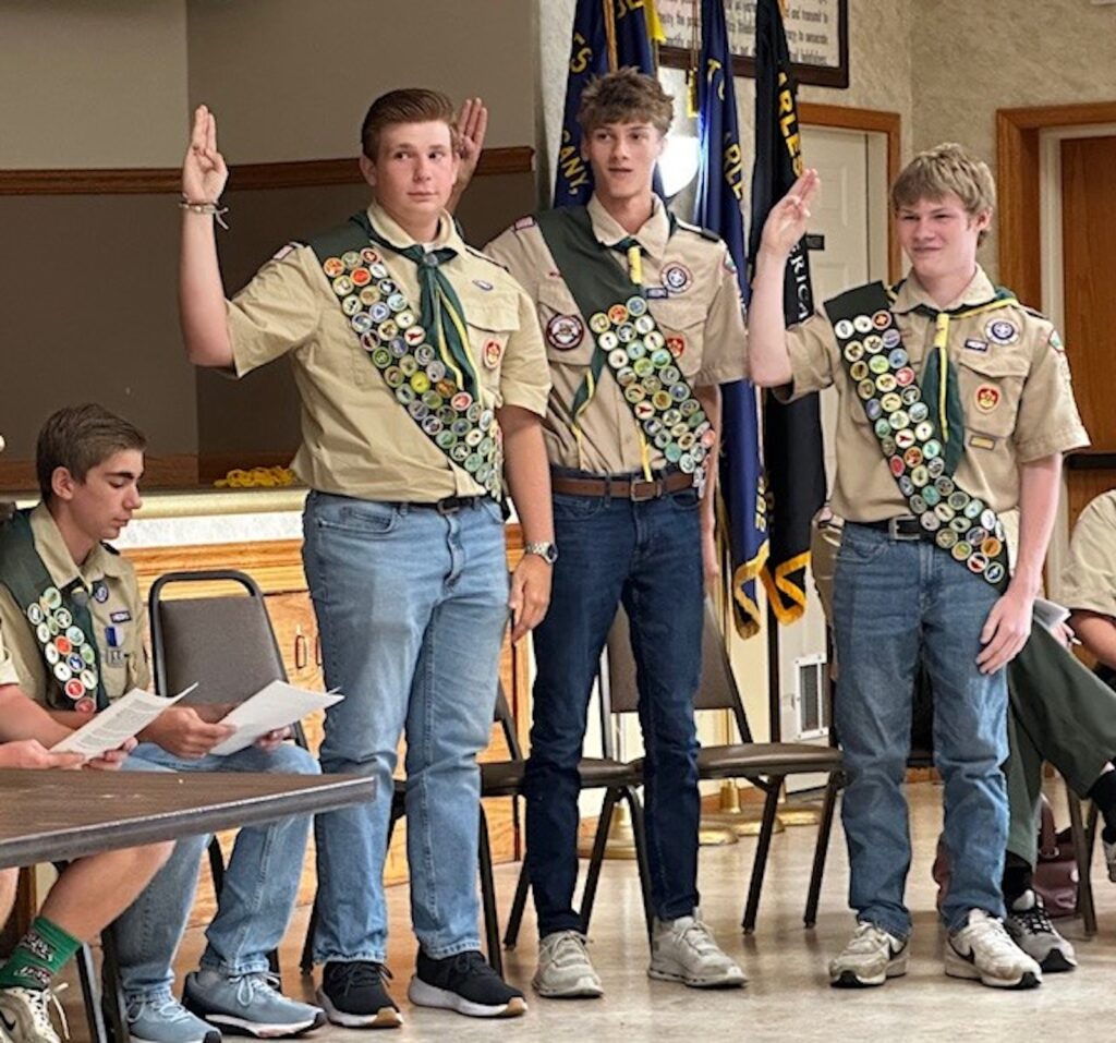 Troop 677 celebrates three new Eagle Scouts - Olean Times Herald