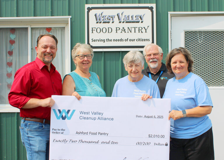West Valley Cleanup Alliance donates to Ashford Food Pantry - Olean ...