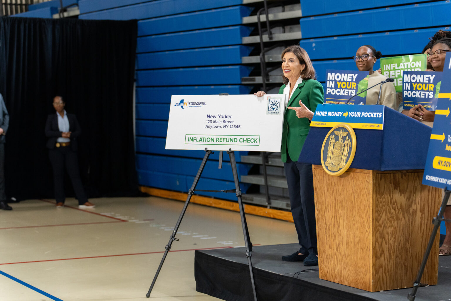 New York begins mailing inflation refund checks - Olean Times Herald